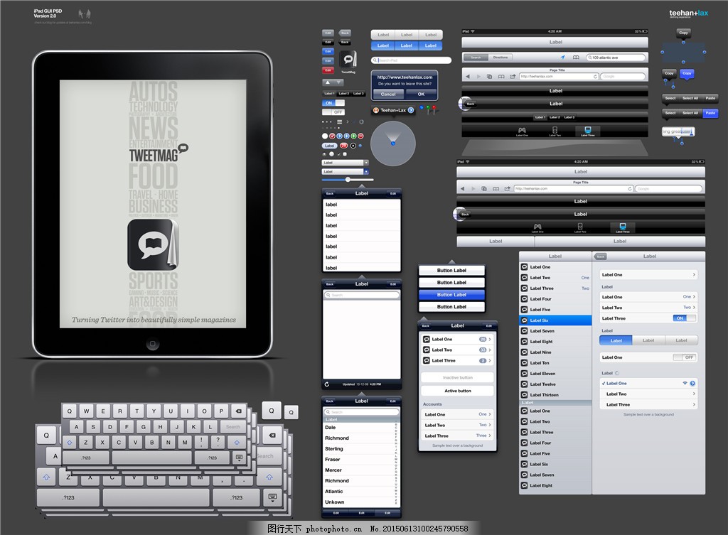 手机界面手机UIAPP系列PSD下载图片_其他_移动界面-图行天下素材网