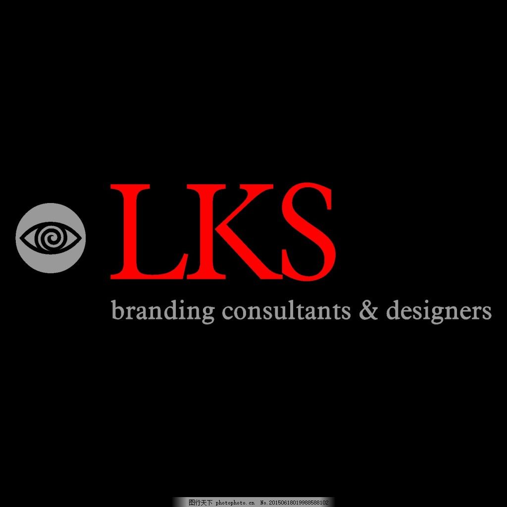 LKS个性LOGO元素设计矢量素材图片_Logo_LOGO标识-图行天下素材网
