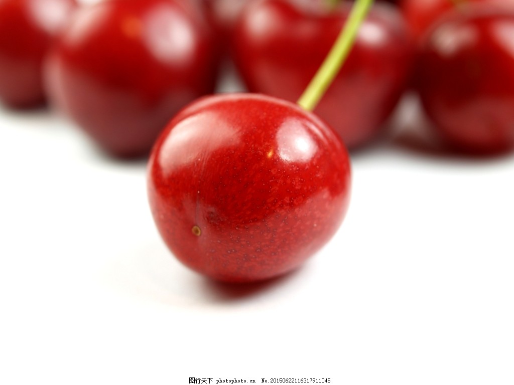 樱桃特写高清图片_自然风光_自然风景-图行天下素材网
